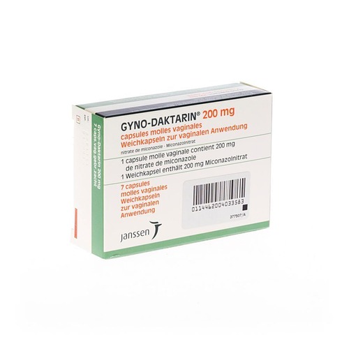 Gyno-daktarin Ovule 7 X 200mg - Pazzox, pharmacie en ligne