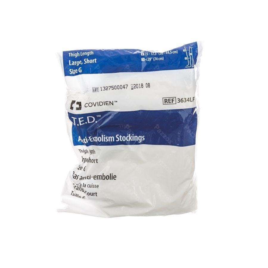 Ted Bas Cuisse 36340l Court Blanc - Pazzox, pharmacie en ligne