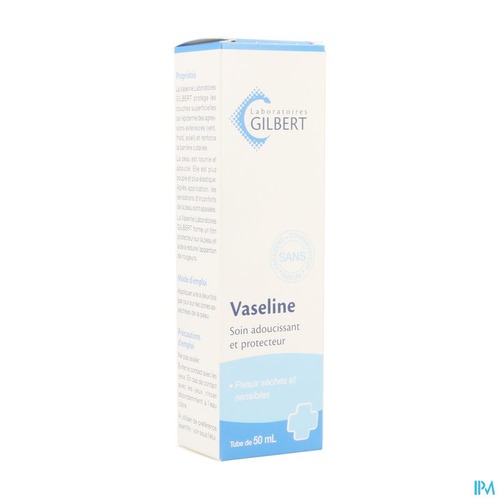 Gilbert Vaseline Blanche Tube 50ml - Pazzox, pharmacie en ligne