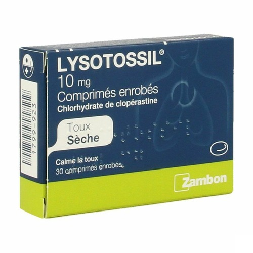 Lysotossil 10mg 30 Comprimés - Pazzox, pharmacie en ligne