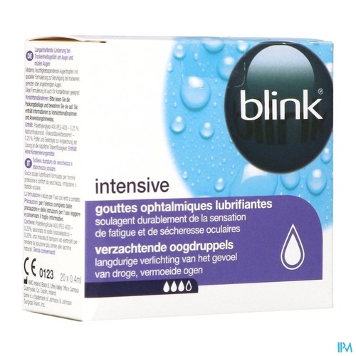 Blink Intensive Tears Unidose Gutt 20x0,40ml - Pazzox