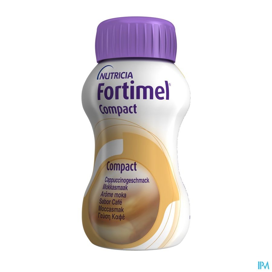 Fortimel Compact Moka Bouteilles 4x125ml - Pazzox, pharmacie en ligne