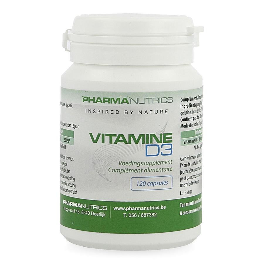 Vit D3 Caps 60 Pharmanutrics - Pazzox, pharmacie en ligne
