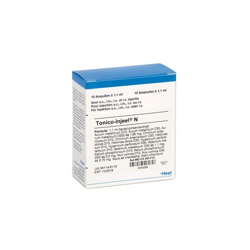 Tonico Injeel N Amp 10x1,1ml Heel - Pazzox, pharmacie en ligne