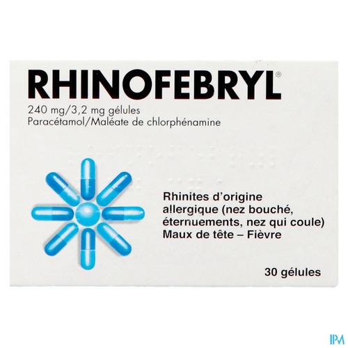 Rhinofebryl 30 Gélules - Pazzox, pharmacie en ligne pas de soucis