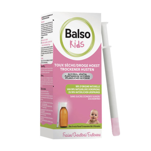 Balso Kids Sirop Toux Sèche Sans Sucre 125ml - Pazzox