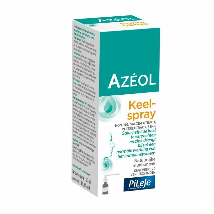 Azeol Spray Gorge 15ml - Pazzox, pharmacie en ligne pas de soucis