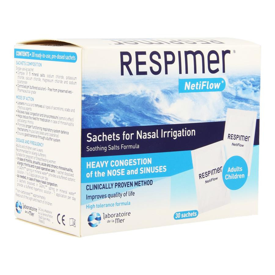 Respimer Salt 1m Daily Use Sach 30 - Pazzox, pharmacie en ligne