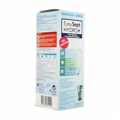Bausch Lomb Easysept Hydro+ 360ml - Pazzox, pharmacie en ligne