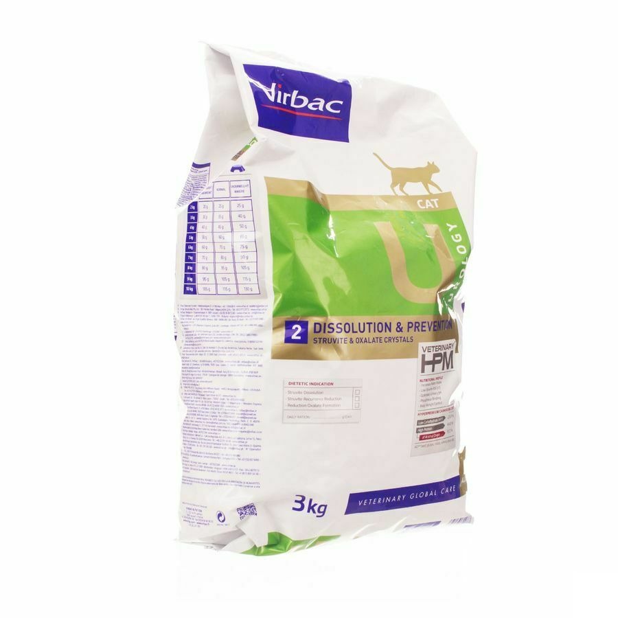 Virbac Cat Urology Dissolution&prevention U2 3kg - Pazzox