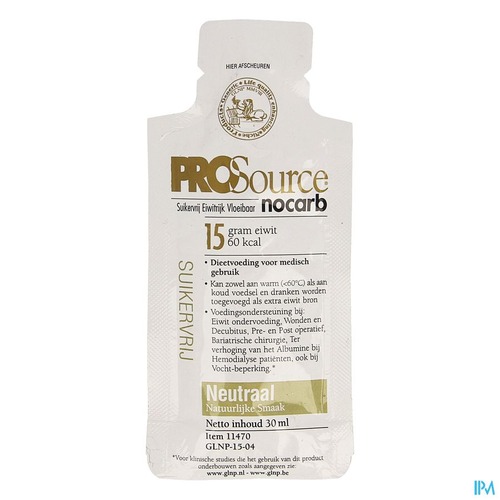 Prosource Nocarb Neutre 15g Protein Sach 1x30ml - Pazzox