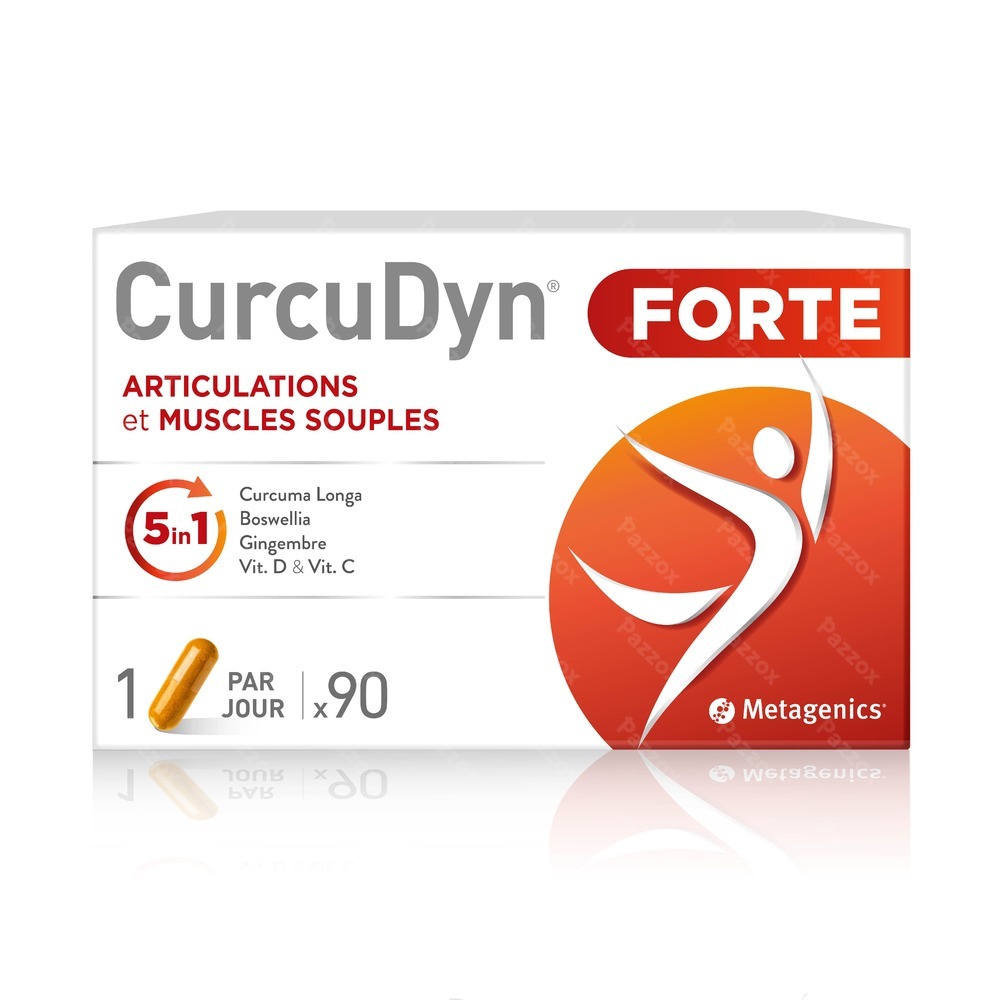 Metagenics Curcudyn Forte 90 Capsules - Pazzox, pharmacie en ligne