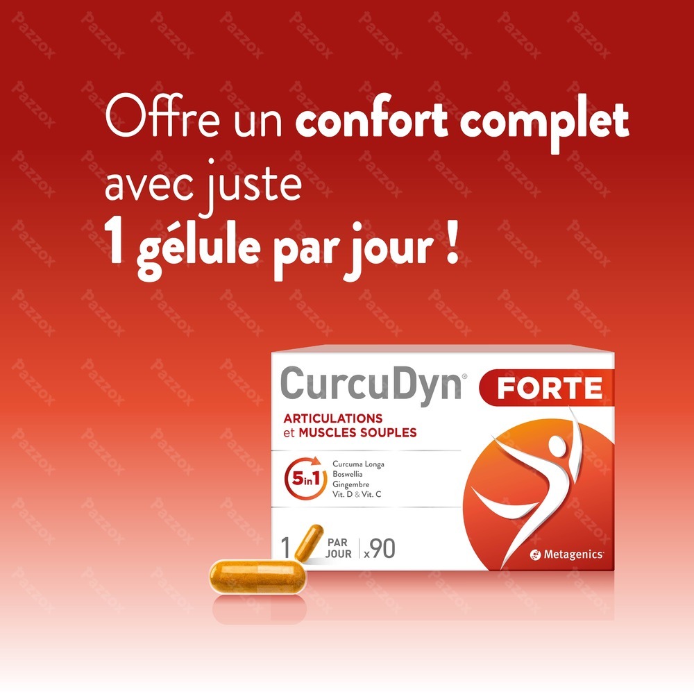 Metagenics Curcudyn Forte 90 Capsules - Pazzox, pharmacie en ligne Metagenics Curcudyn Forte 90 Capsules - Pazzox, pharmacie en ligne