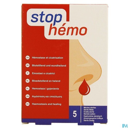 Stop Hemo Ouate Steril 5x4cm - Pazzox, pharmacie en ligne