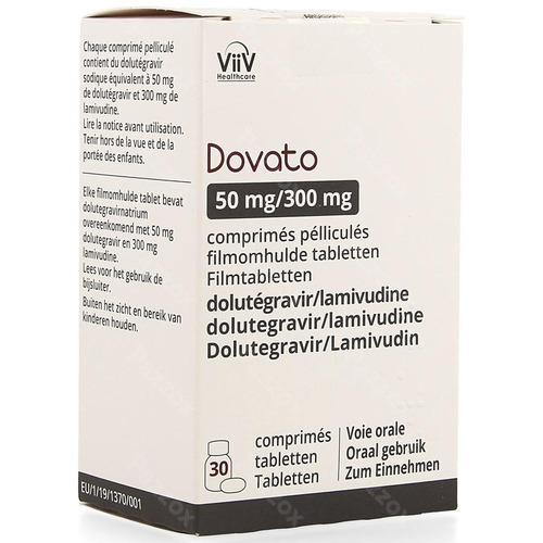 Dovato Tablet 50/300mg Comp 30 - Pazzox, pharmacie en ligne