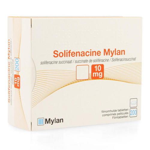 Solifenacine Mylan 10mg Comp Pell 200 X 10mg - Pazzox