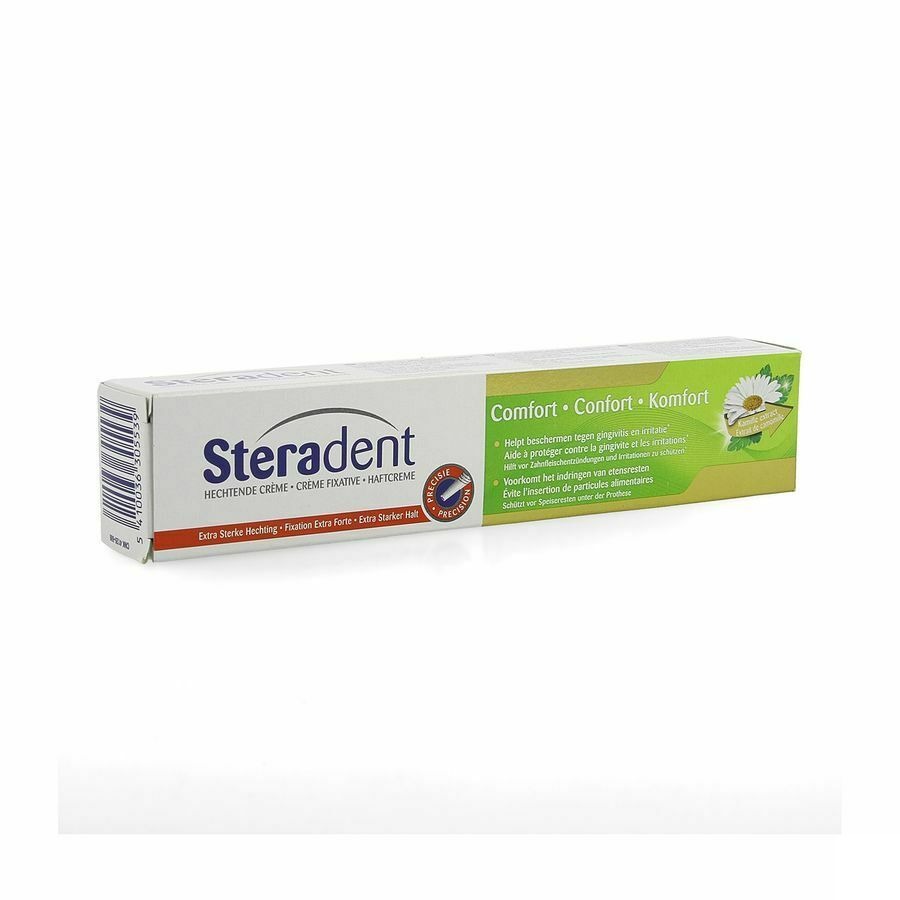 Steradent Fixative Extra Forte Confort 75g - Pazzox