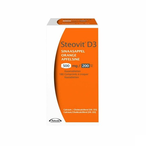 Steovit D3 Orange 500mg/200ui Comp Croq. 180 Flac - Pazzox