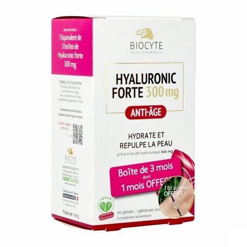 Biocyte Hyaluronic Forte 300mg Caps 90 Nf Blister - Pazzox