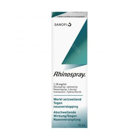 Rhinospray Nez Bouche 1,18mg/ml Spr Nasal Sol 15ml - Pazzox