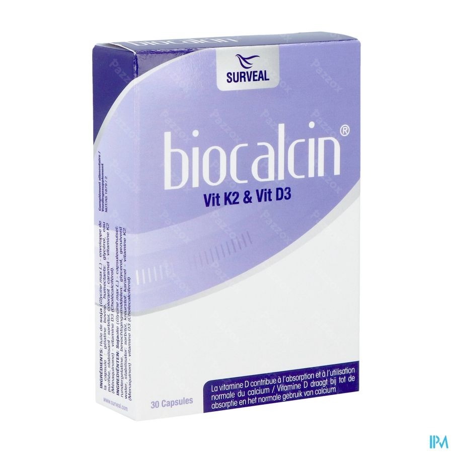 Biocalcin 30 Capsules - Pazzox, pharmacie en ligne pas de soucis