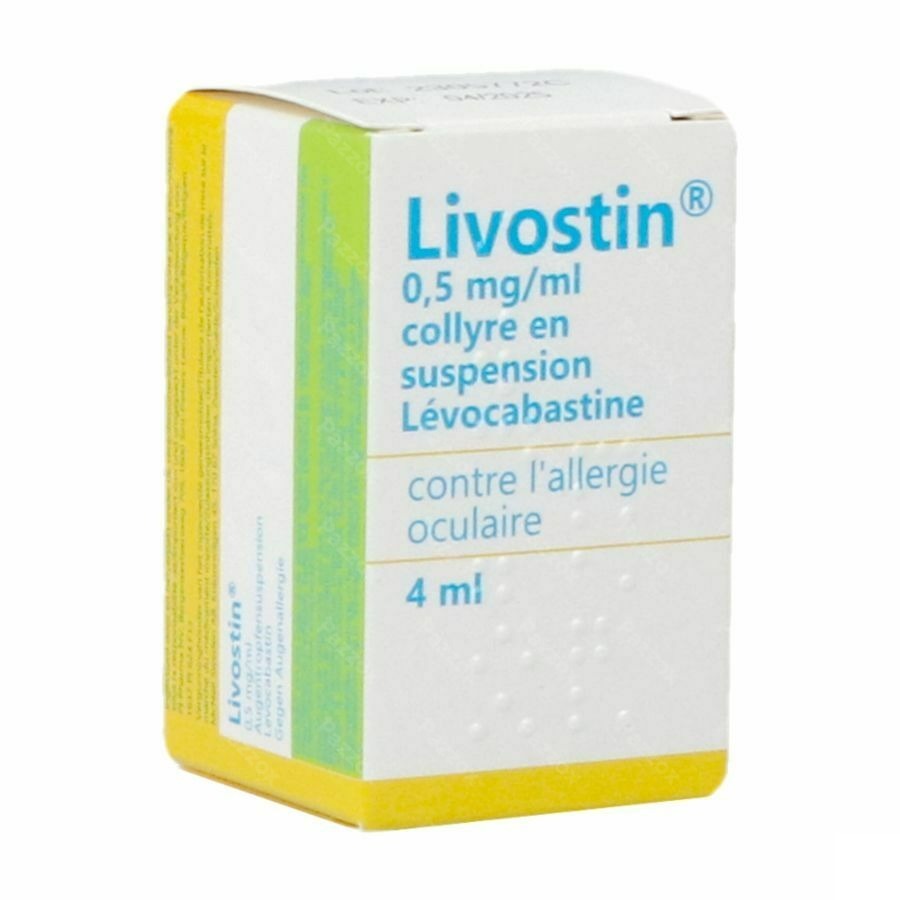 Livostin Pi Pharma 0,5mg/ml Collyre Susp 4ml Pip - Pazzox